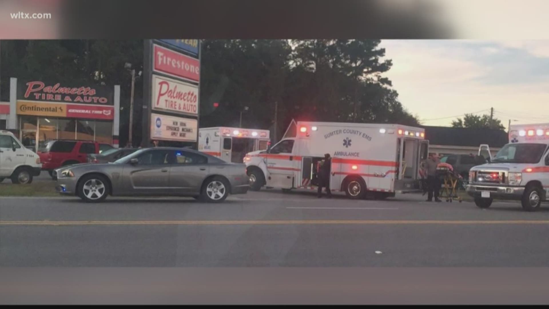 Three people shot at tire shop in Sumter | wltx.com