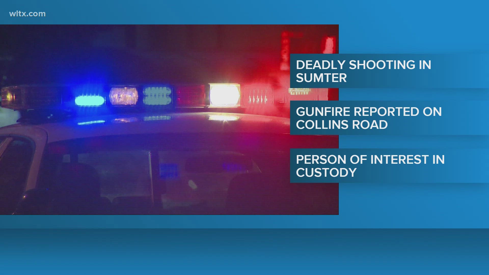 Sumter deputies investigating deadly shooting on Collins Road | wltx.com