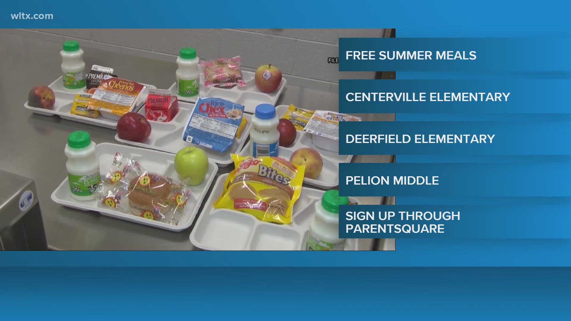 Lexington One to provide free summer meals for students | wltx.com