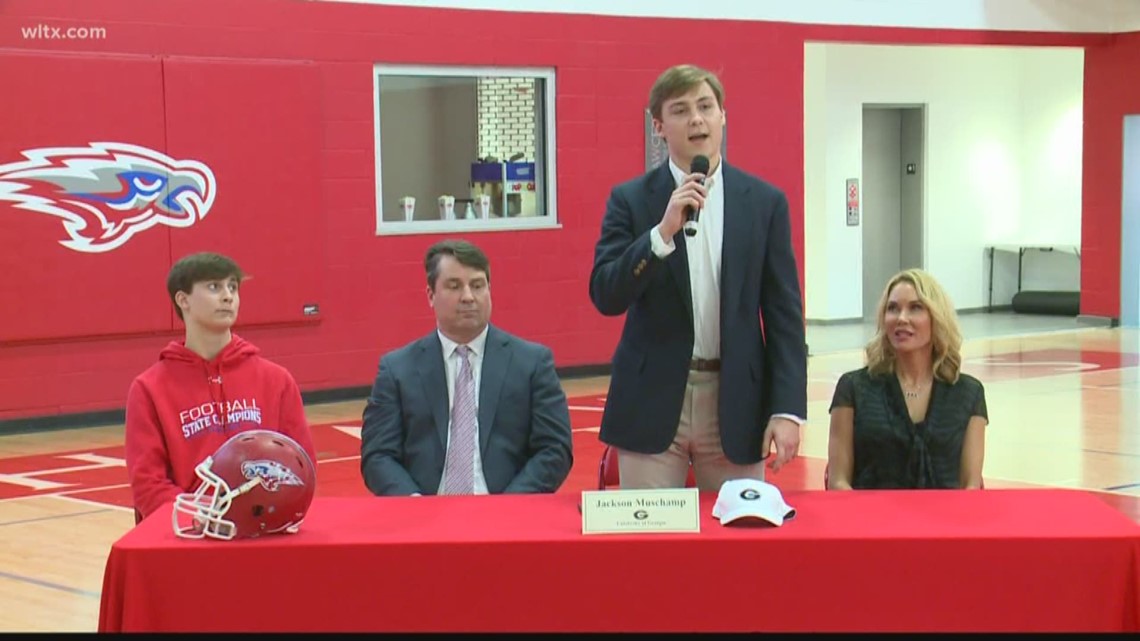 Jackson Muschamp talks about his decision to attend Georgia | wltx.com