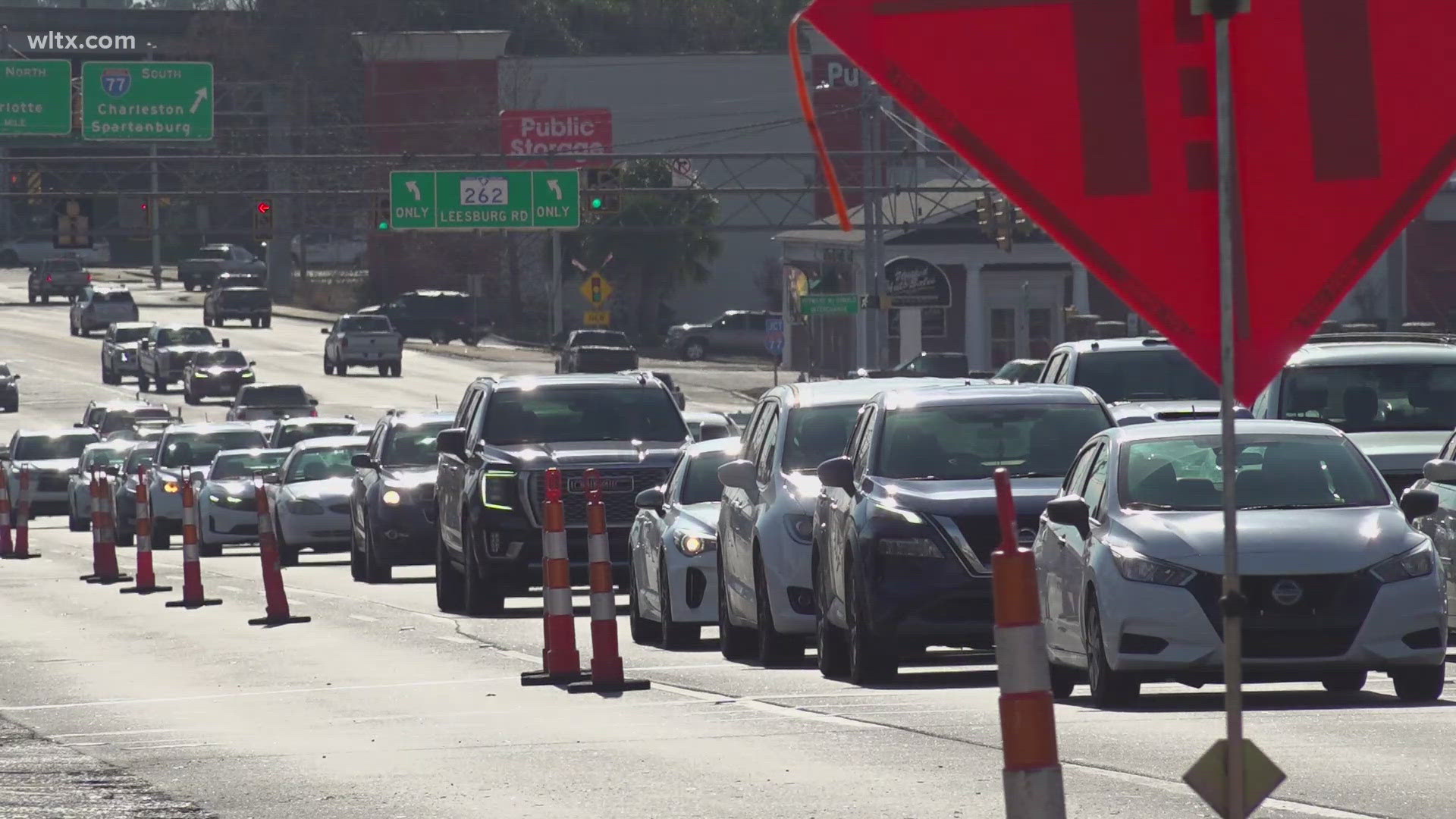 Traffic jams persist on Garners Ferry Road after water main break ...