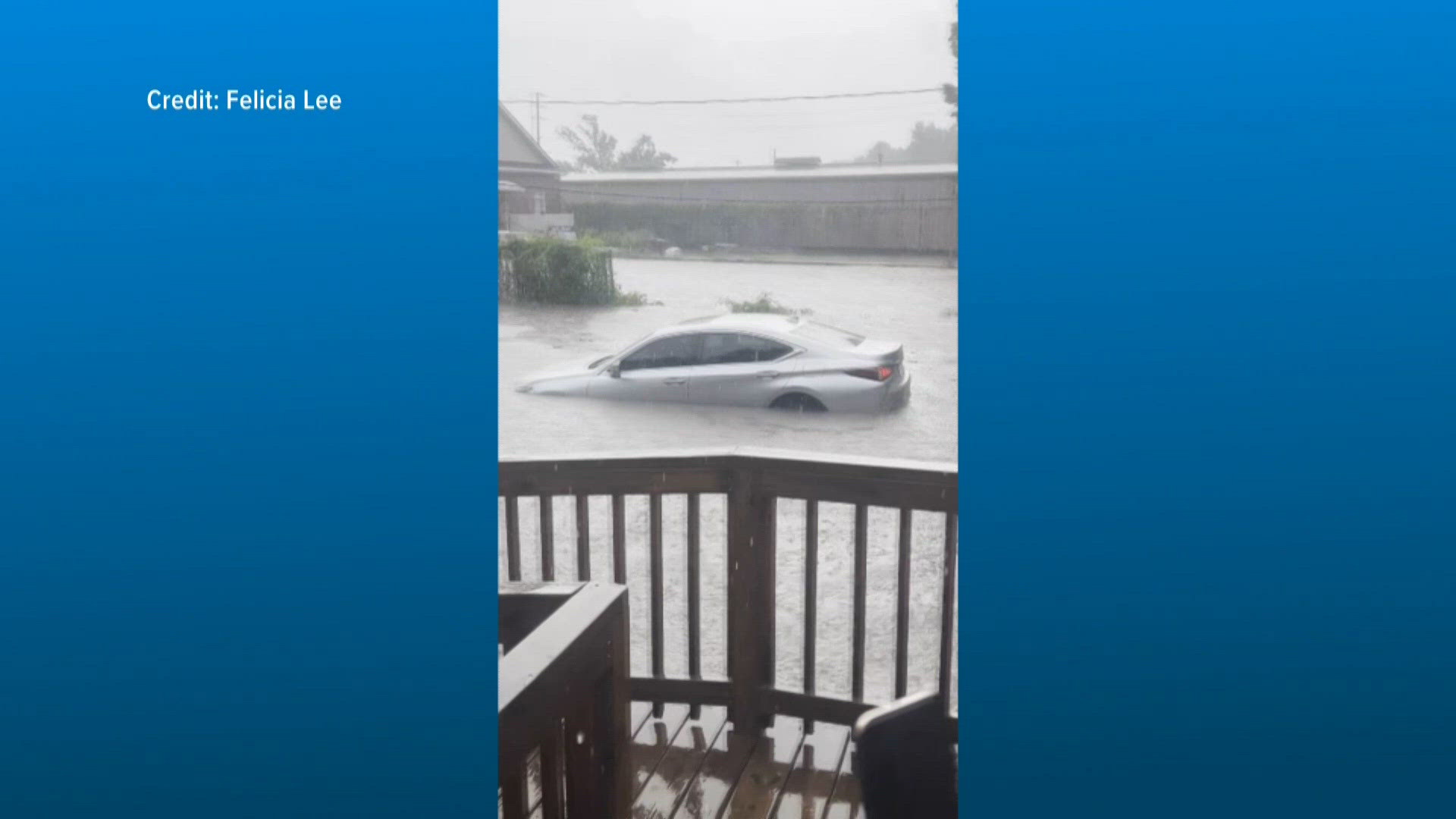 Flash flooding swamped Forest Acres streets, submerging a car | wltx.com