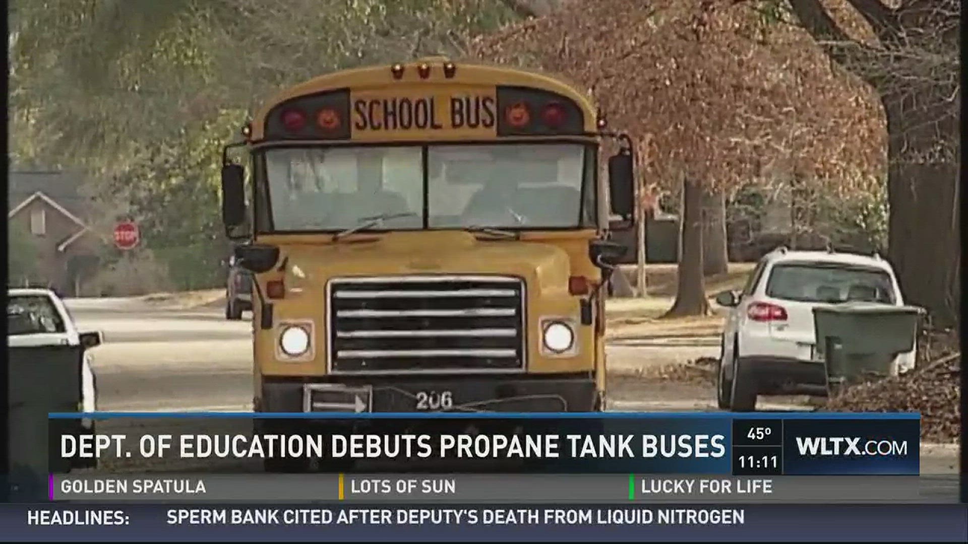 Dept. of Education Debuts School Buses with Propane Tanks | wltx.com