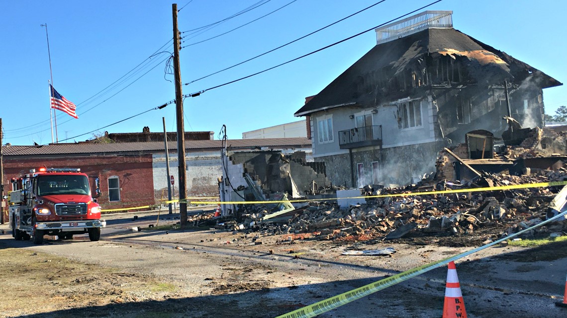 Four buildings a total loss after Bamberg County fire | wltx.com