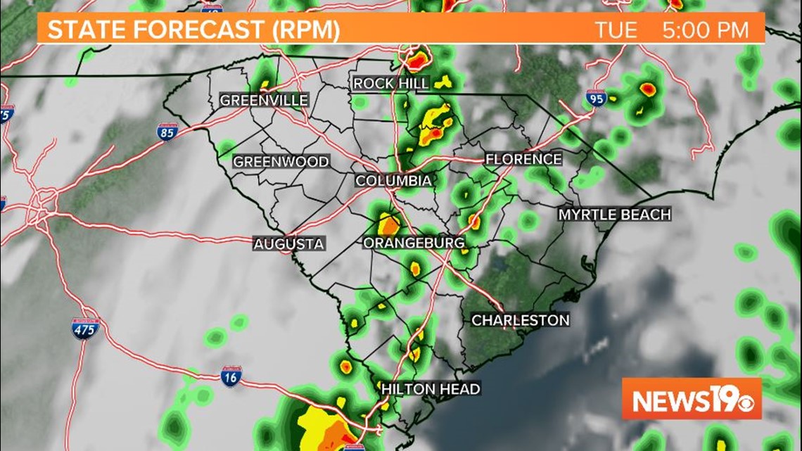 Showers and storms likely today | wltx.com