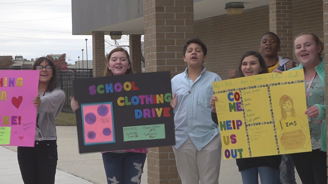 Irmo Middle School hosts clothing drive for students | wltx.com