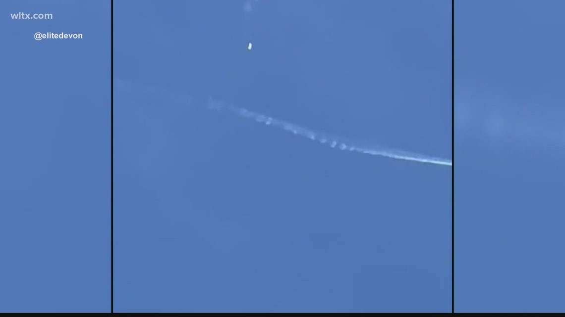 China Spy Balloon Shot Down Off South Carolina Coast