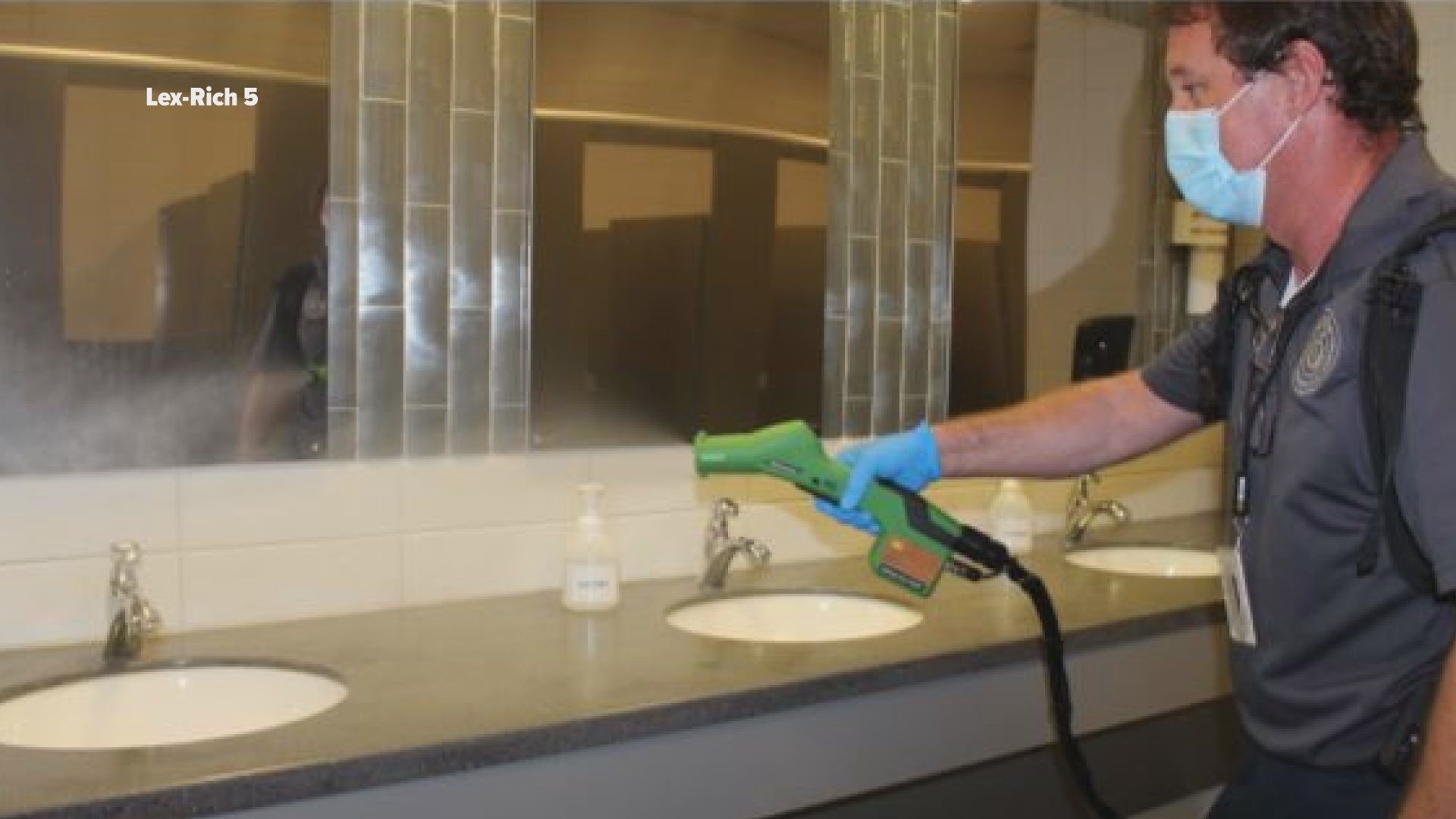 Electrostatic sprayers to be used at all bus hubs, various schools in ...