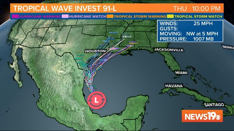 Tropical Update: National Hurricane Center monitoring an area in the ...