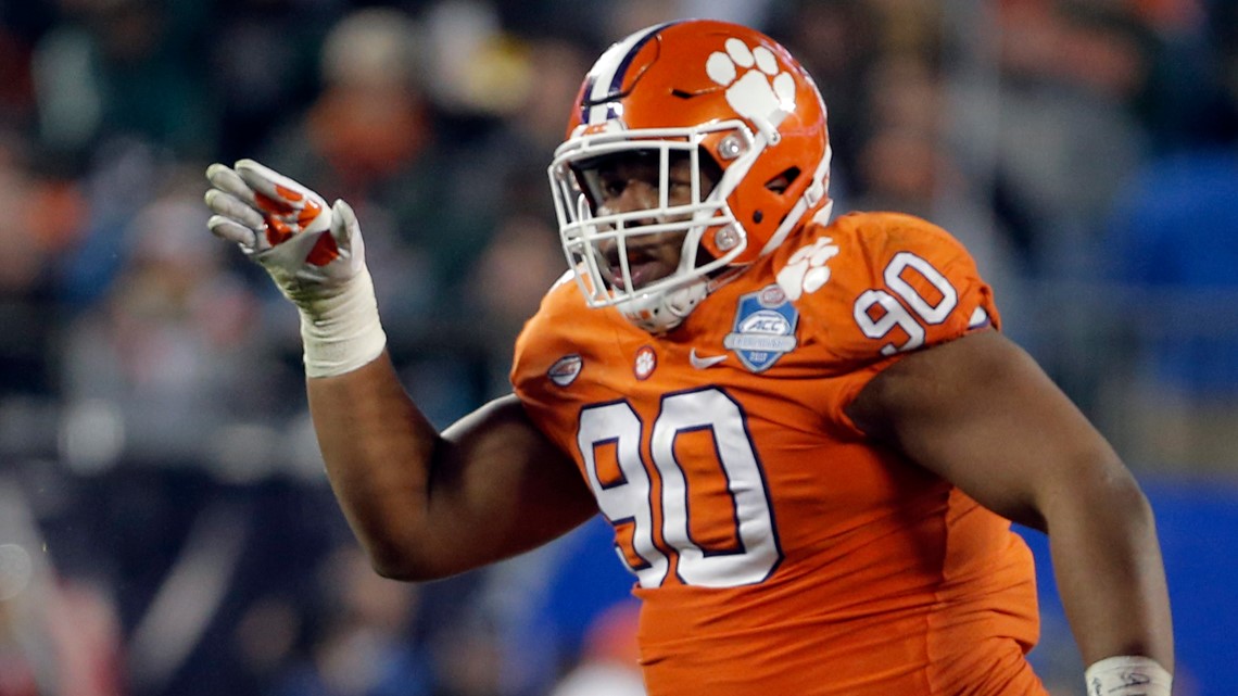 Dexter Lawrence makes it a trio of Tigers in the first round of the NFL ...
