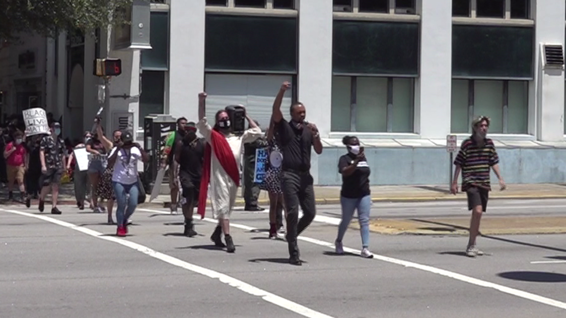 Protesters rally against Ben Tillman statue at the State House | wltx.com