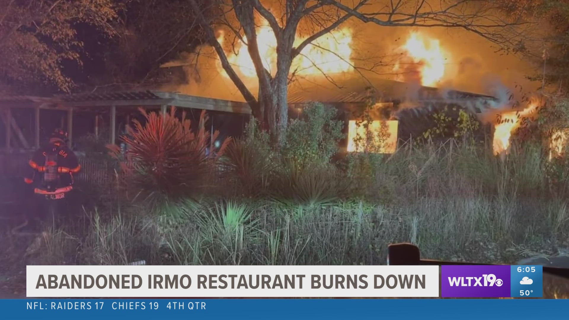 Crews battle fire at abandoned Columbia, SC restaurant | wltx.com