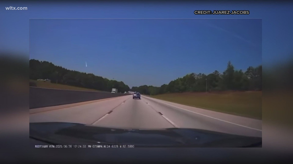 Fireball spotted over South Carolina: What we know so far | wltx.com