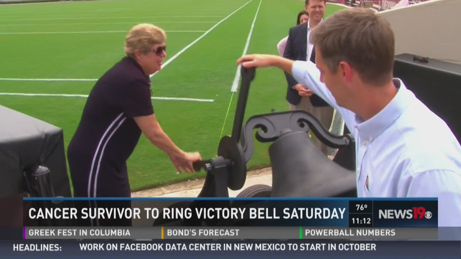 Cancer Survivor to Ring Victory Bell Before Saturday's Game | wltx.com