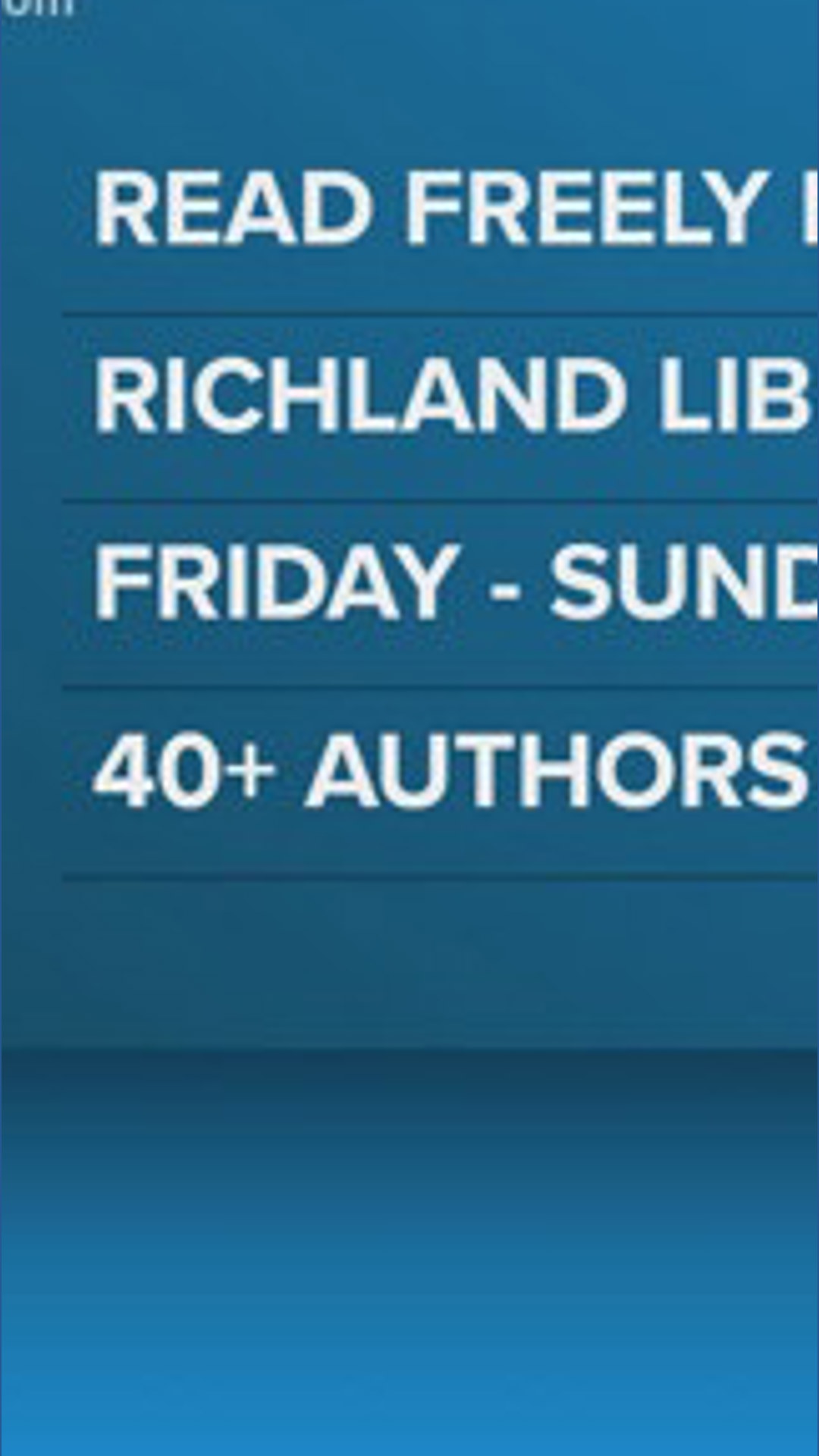Richland Library Read Freely Fest returns | wltx.com