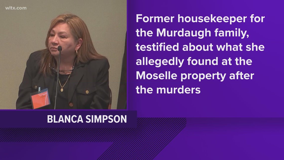 What the former Murdaugh housekeeper said at trial | wltx.com