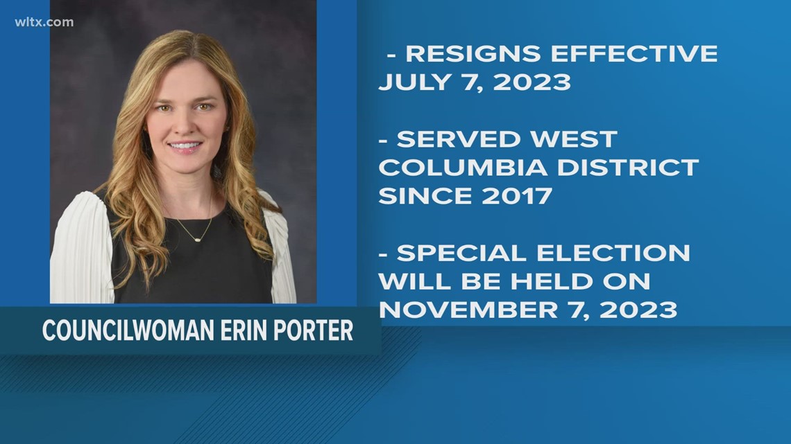 West Columbia Council Member Erin Porter resigning: Here's why and when ...