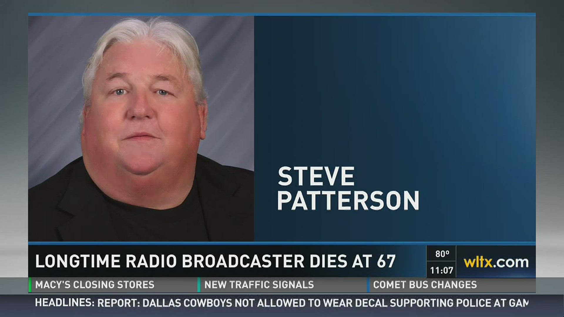 Midlands Broadcaster Steve Patterson Dies | wltx.com