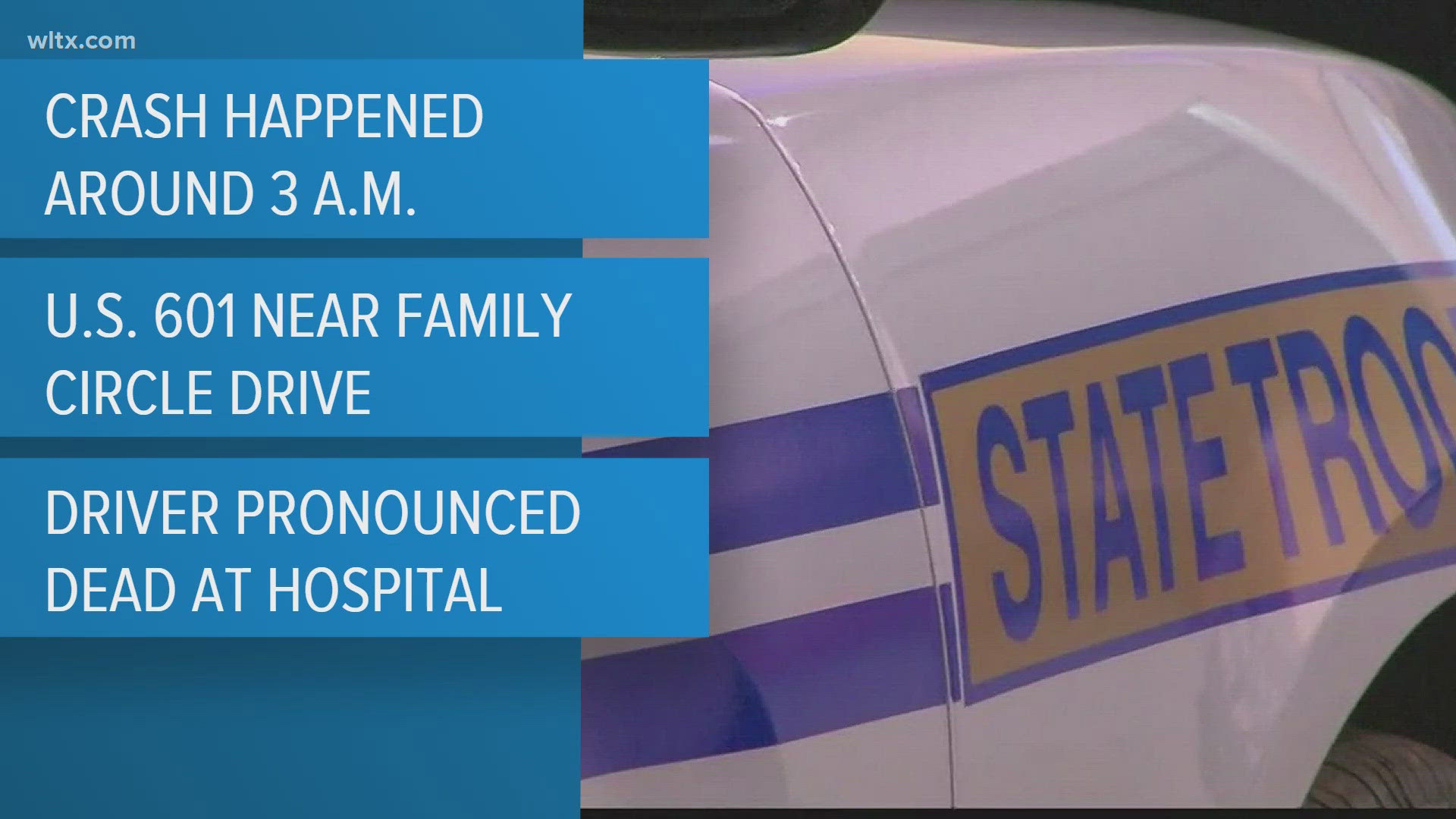 One person killed in early morning rollover crash on U.S. 601 in ...