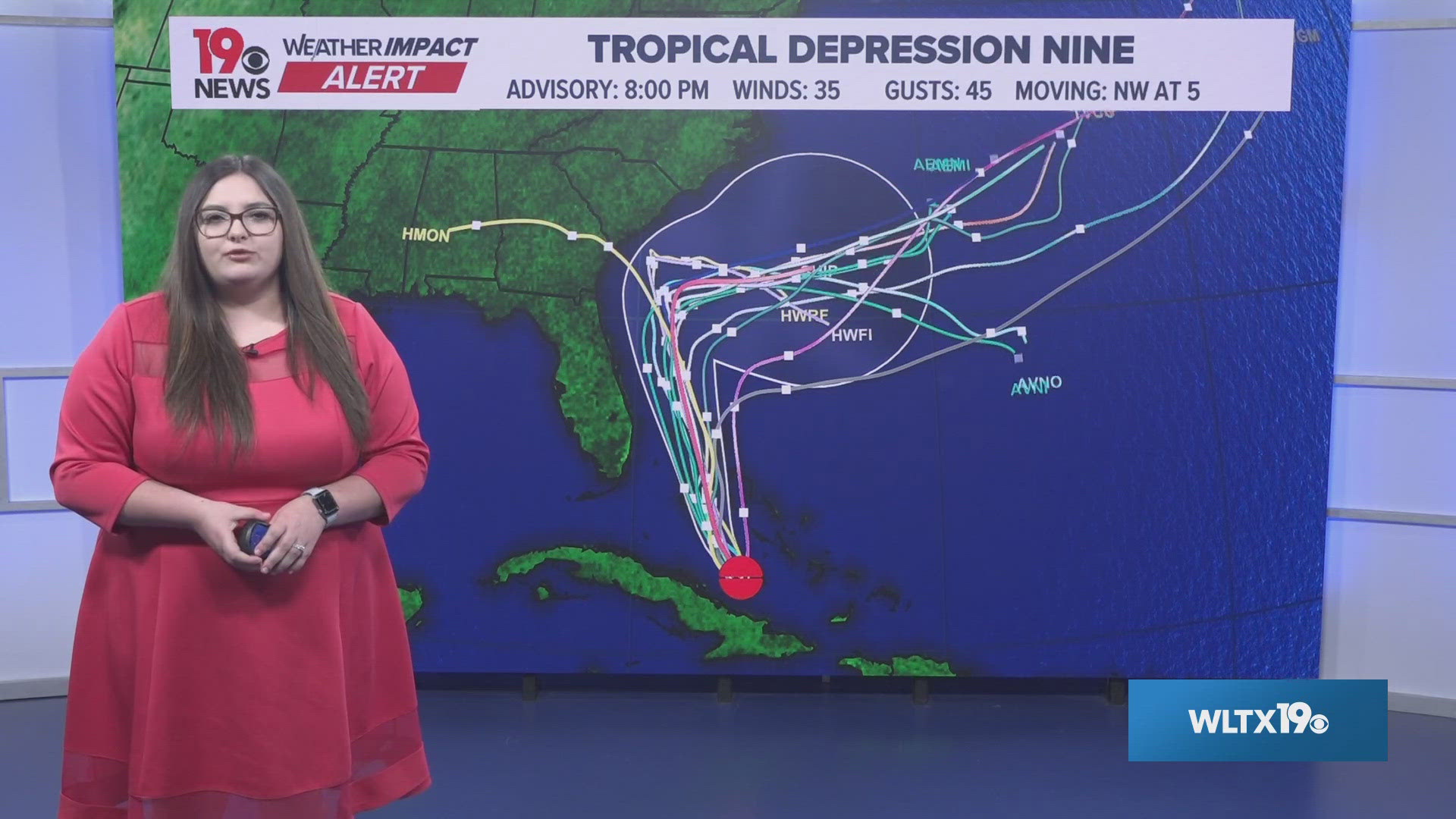 Tropical Depression Nine: Latest update on potential impacts on South ...