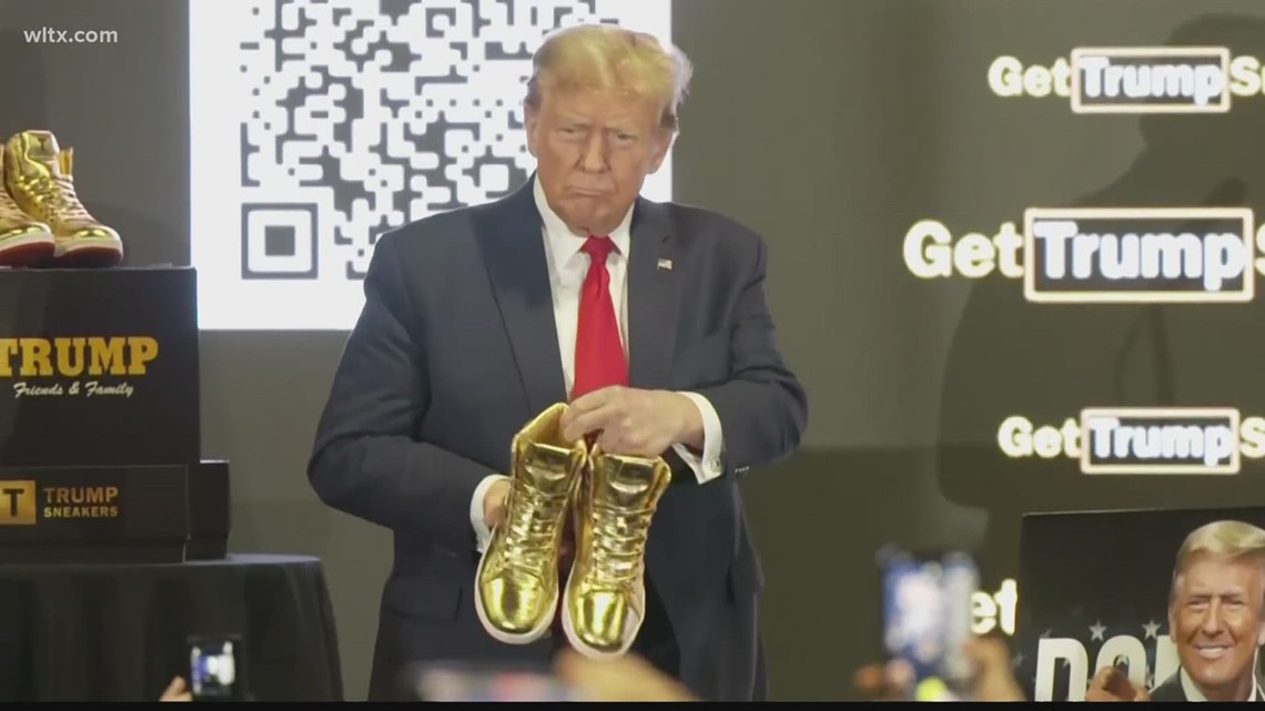 Trump unveils branded shoe line at 'Sneaker Con' | wltx.com
