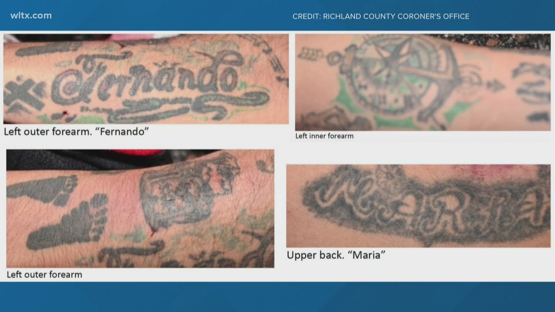 Recognize these tattoos? Authorities seek help identifying man killed ...