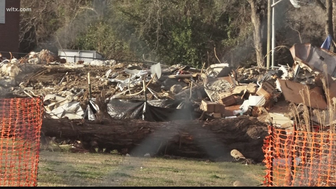 Two historic dorms being demolished at SC State | wltx.com