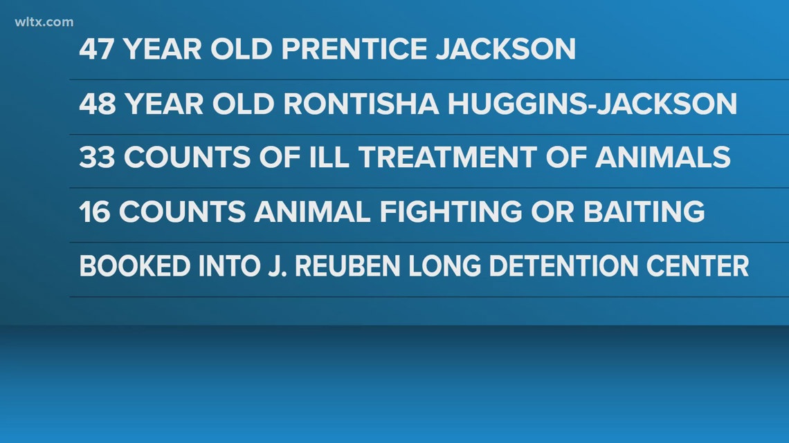 33 counts of ill-treatment to animals, 16 counts of animal fighting for ...