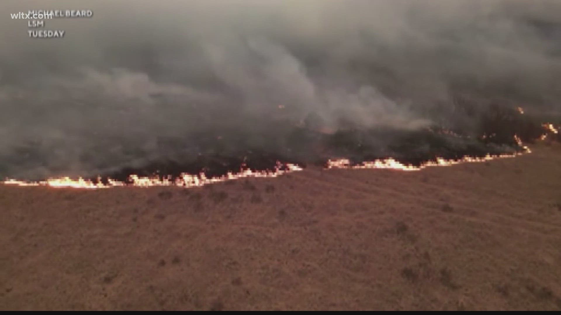 Wildfire grows into one of largest in Texas history | wltx.com