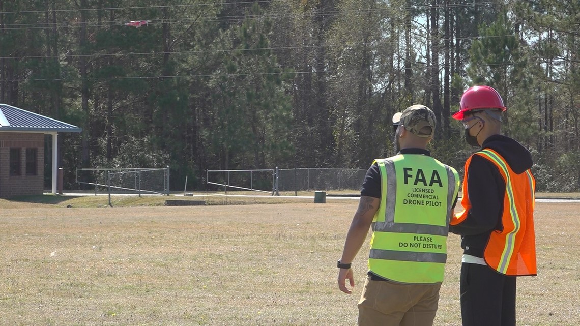 Sumter students learn to fly drones commercially in class | wltx.com
