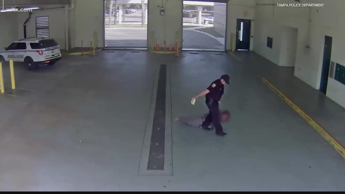 Body cam: Fired Tampa police officer drags woman across floor to jail ...