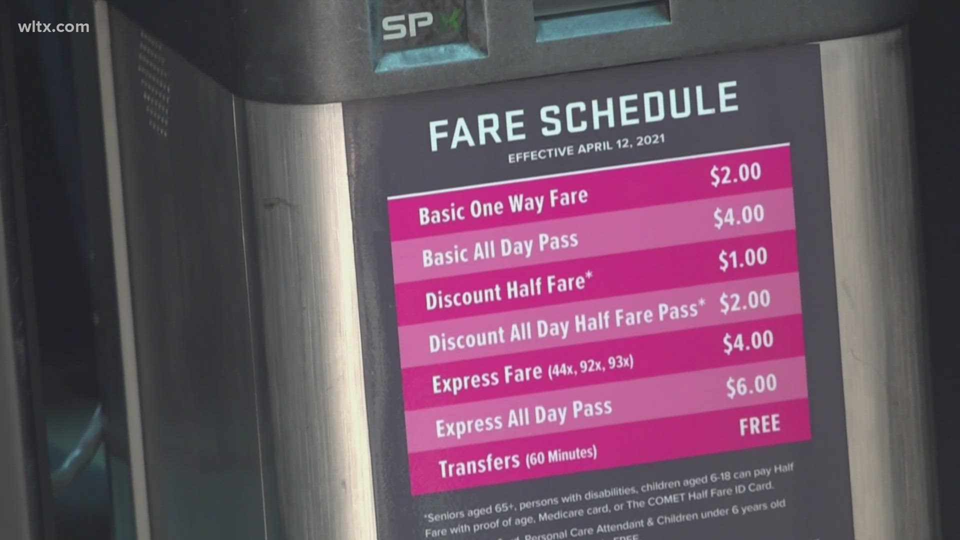 Riders may notice some changes to the Comet schedule | wltx.com