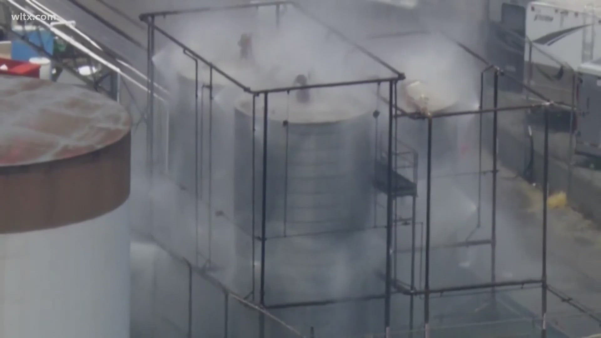 Threat of catastrophic explosion from damaged chemical tank in California | wltx.com