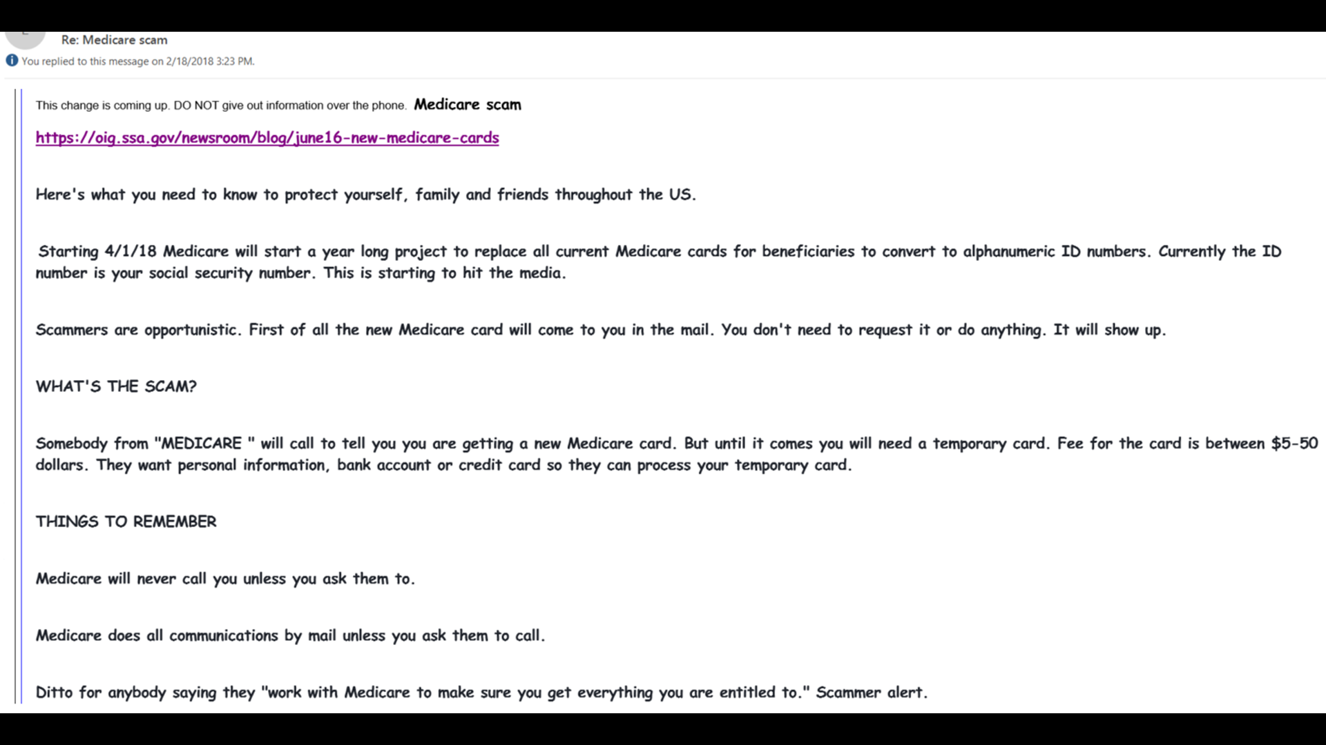 VERIFY: Is this Medicare card scam warning legit? | wltx.com