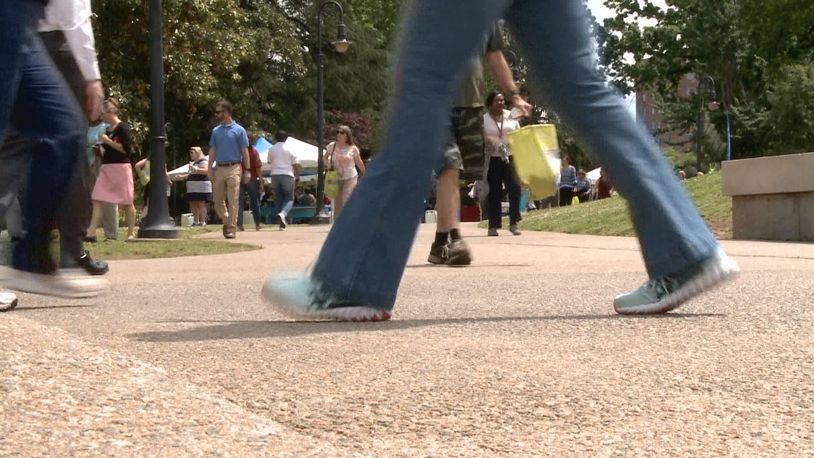 Record Number of People Take Part in 'Walk at Lunch Event' | wltx.com