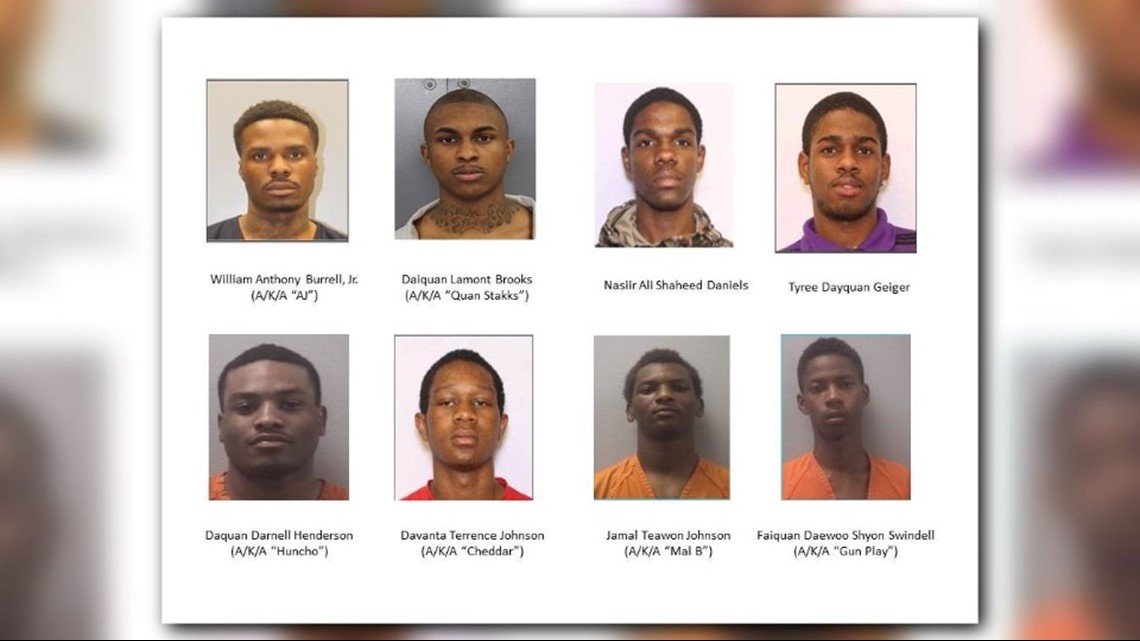 Eight Alleged Gang Members Face Murder, Burglary Charges in Several ...