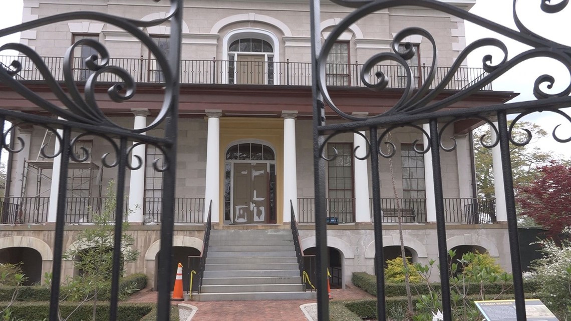 Hampton-Preston Mansion Being Restored | wltx.com