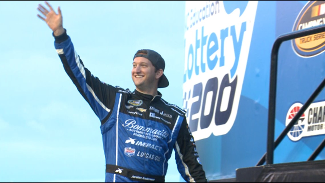 NASCAR driver Jordan Anderson releases statement, charges dropped ...