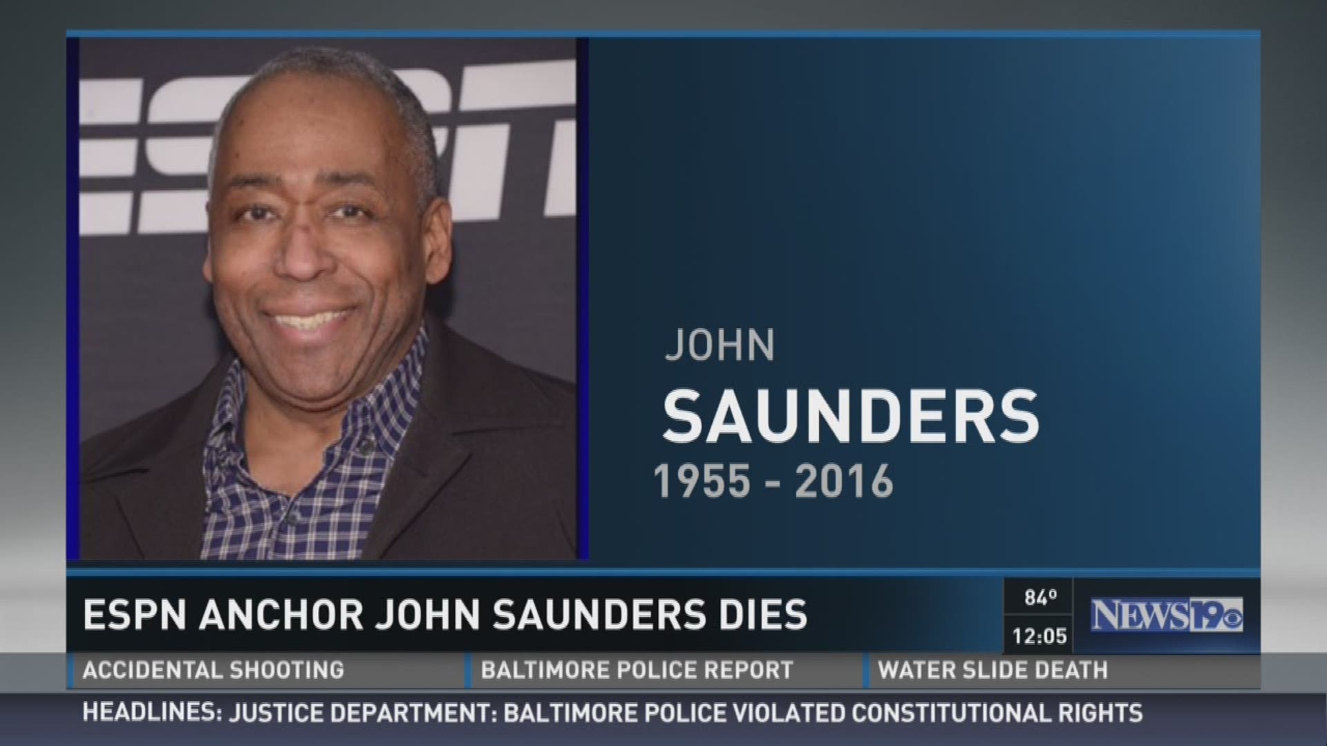 ESPN Anchor John Saunders Dies | wltx.com