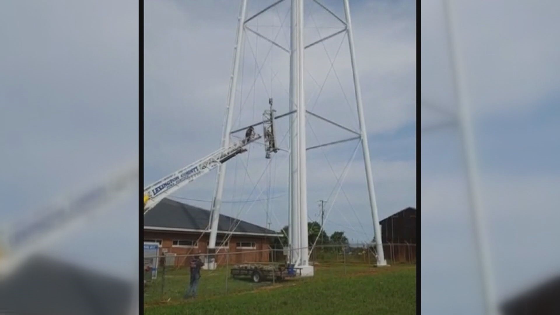 Crews Rescue Two Men Trapped on Little Mountain Water Tower | wltx.com