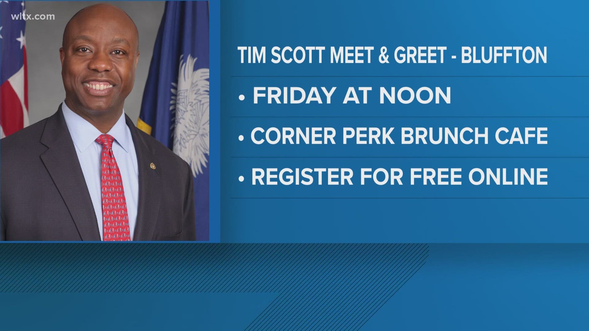 Tim Scott to host meet and greet in Bluffton Friday | wltx.com
