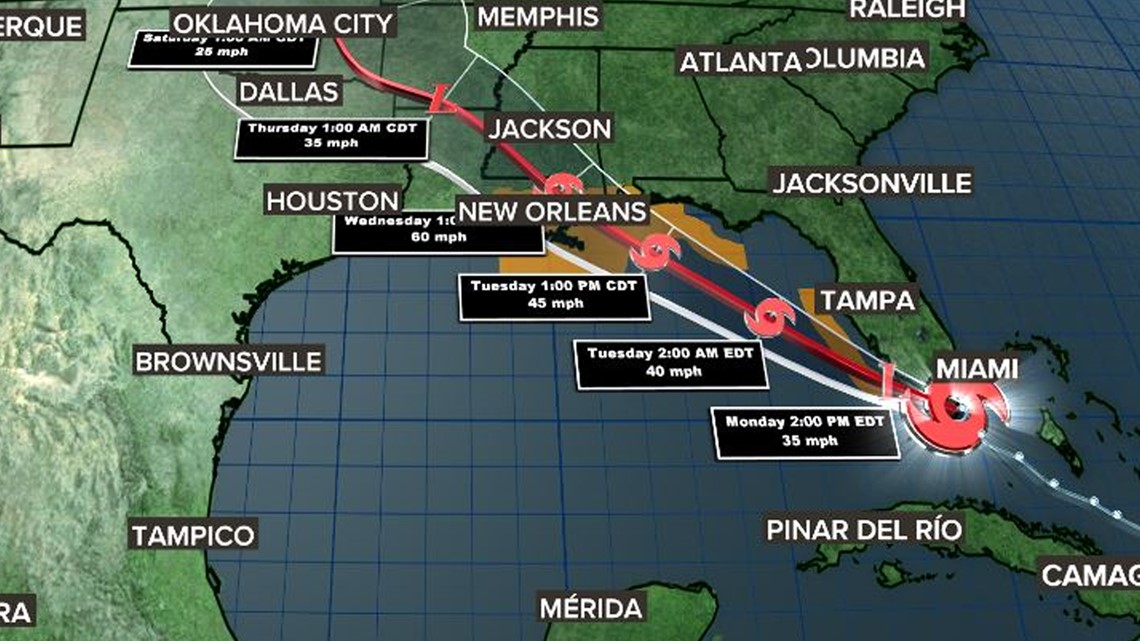 Tropical Storm Gordon Forms, Heading to The Gulf States | wltx.com