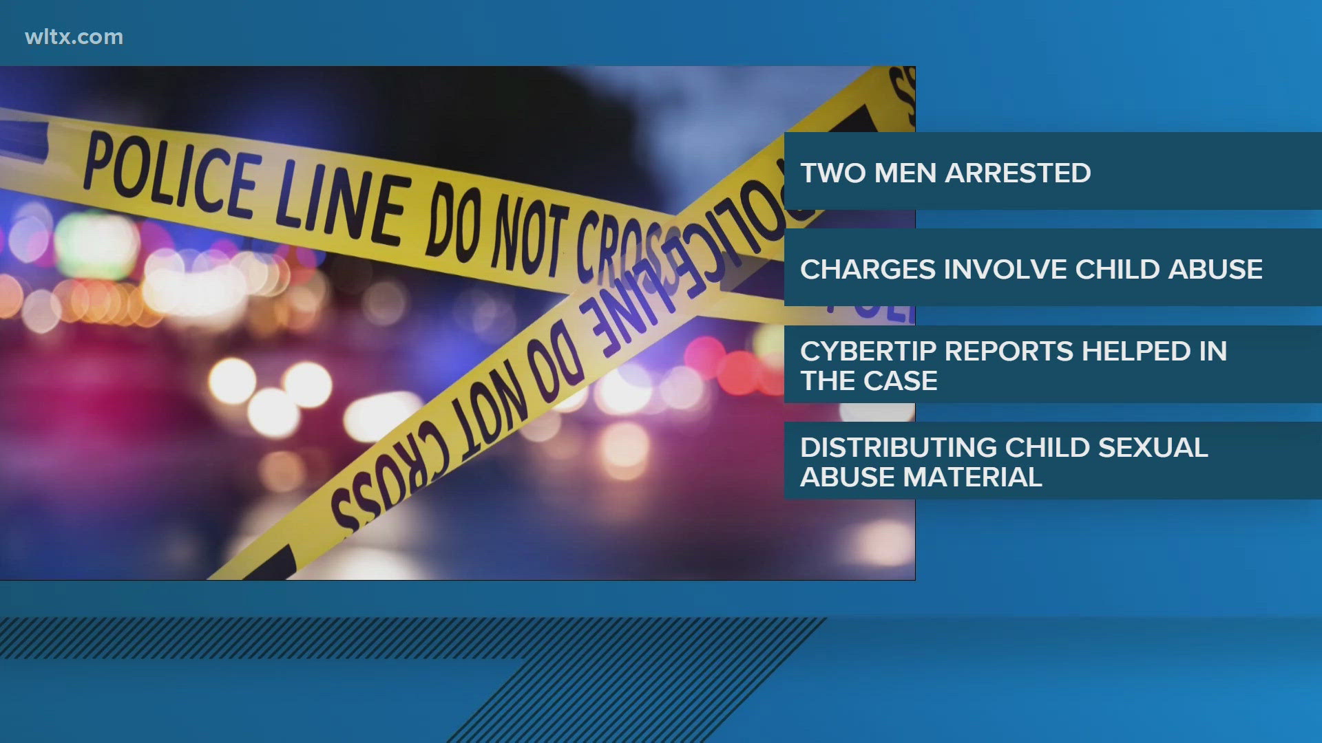 Two Midlands men arrested on child sexual exploitation charges | wltx.com