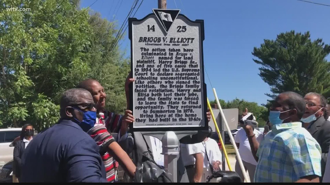 Markers honor Briggs v Elliott case helping end segregation | wltx.com