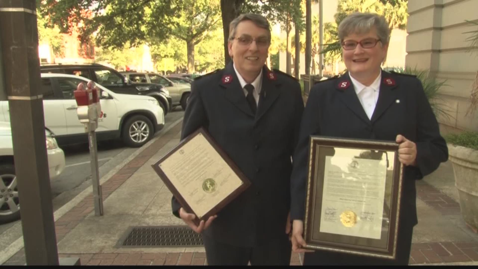 Salvation Army Majors Honored For Their Service | wltx.com