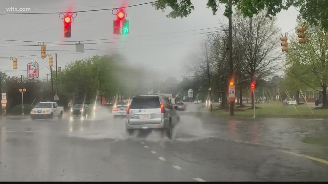 Flooding and rain take the streets of South Carolina as severe weather ...
