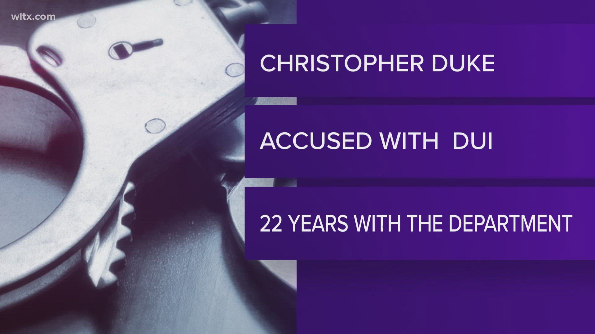 Longtime Richland Deputy fired after being charged with DUI | wltx.com