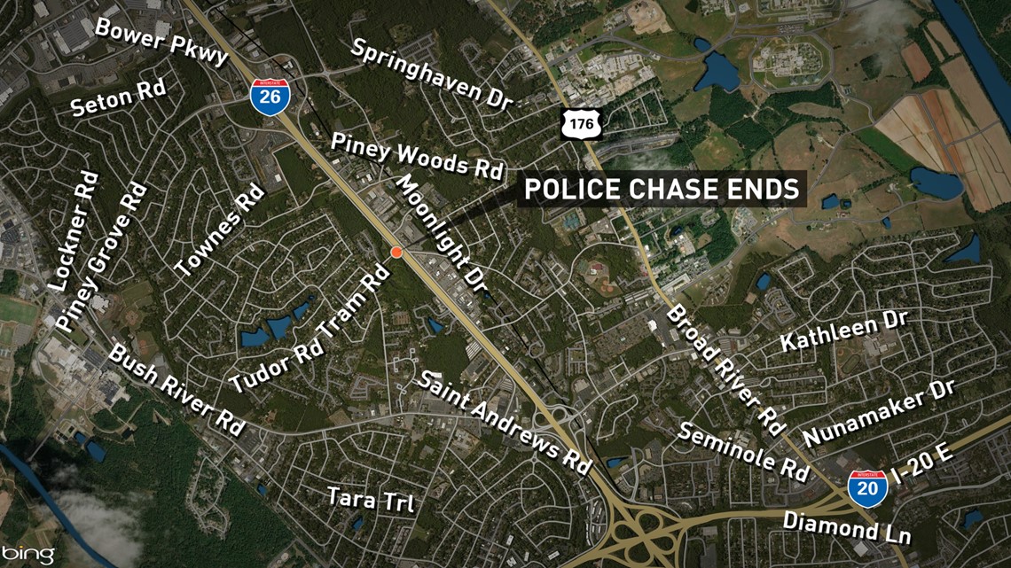 Car Chase Ends In Crash Arrest In Lexington County Deputies Say