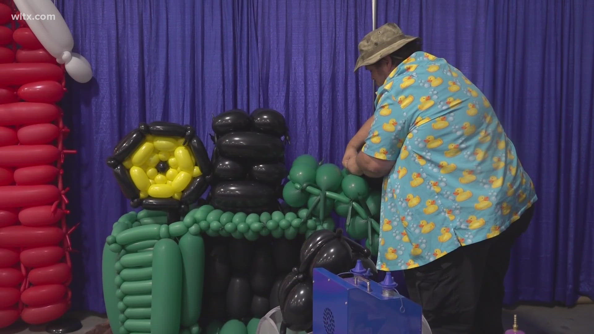 Lots of entertainment at the SC State Fair, we take a look at a balloon ...