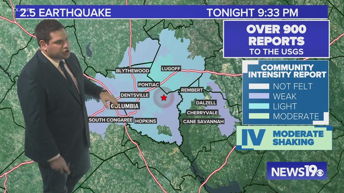 South Carolina earthquakes return with rumble under Fort Jackson, USGS ...